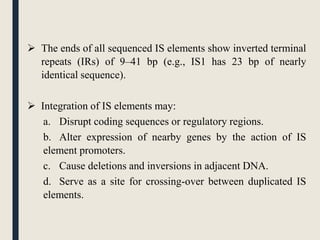 Transposable elements | PPTX
