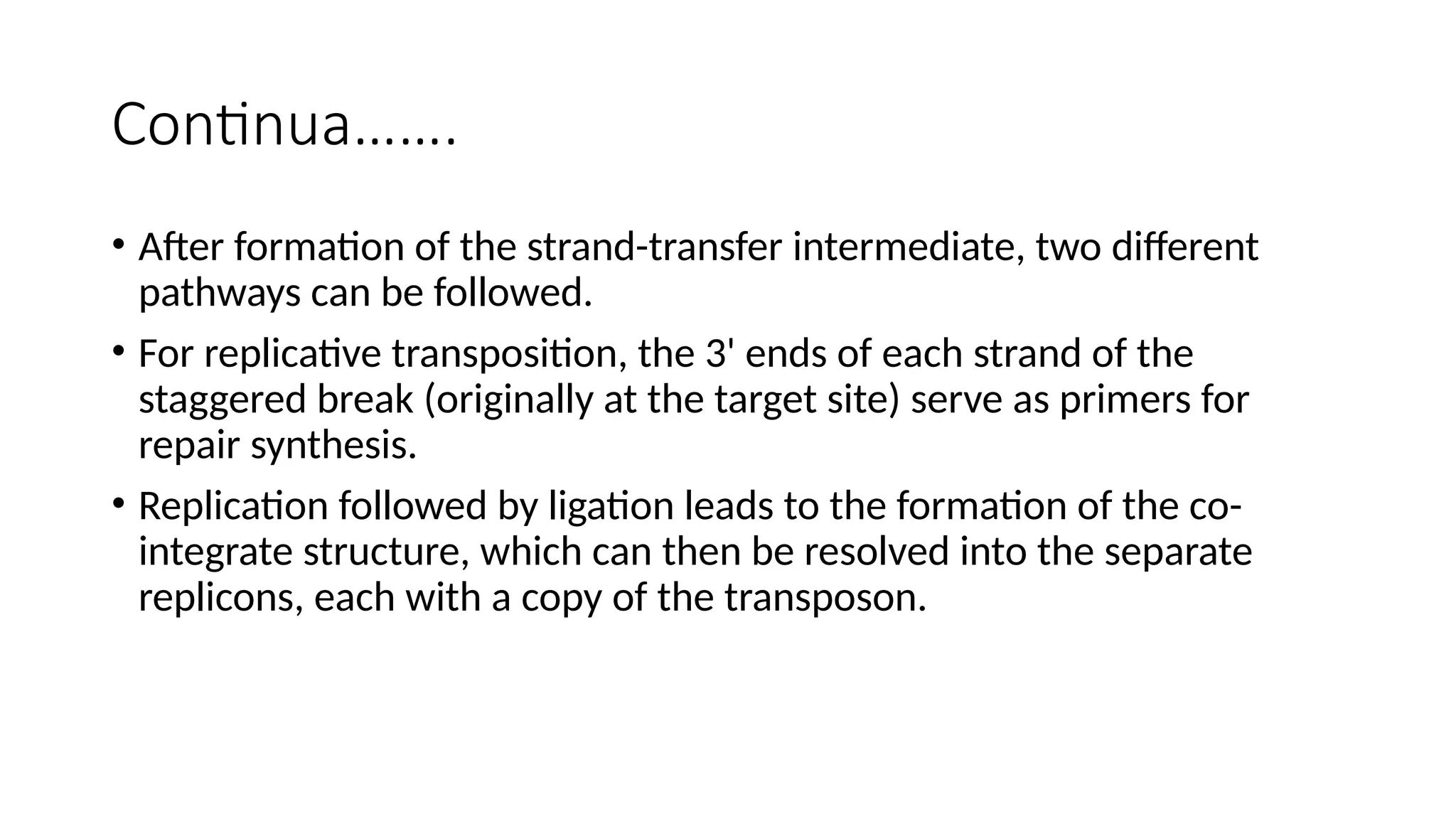 transposition, cell molecular biology.pptx | Free Download