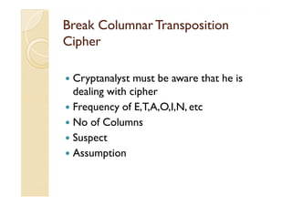 Transposition cipher | PDF