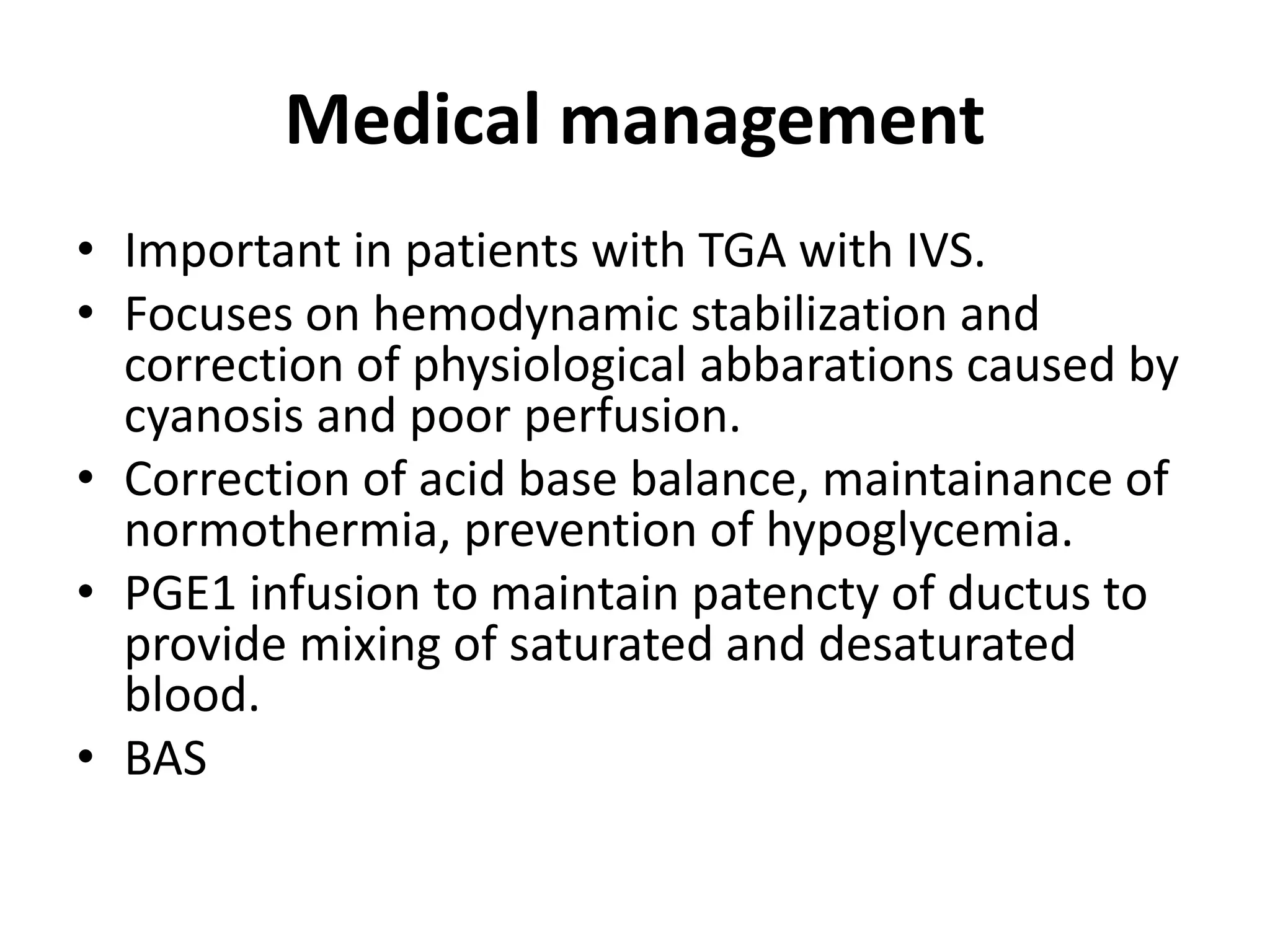 Transposition of great arteries | PPTX