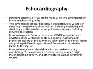Transposition of great arteries | PPTX