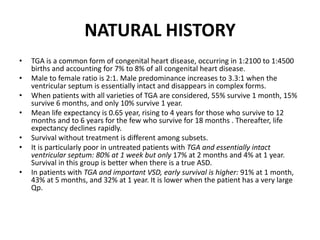 Transposition of great arteries | PPTX