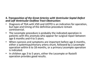 Transposition of great arteries | PPTX