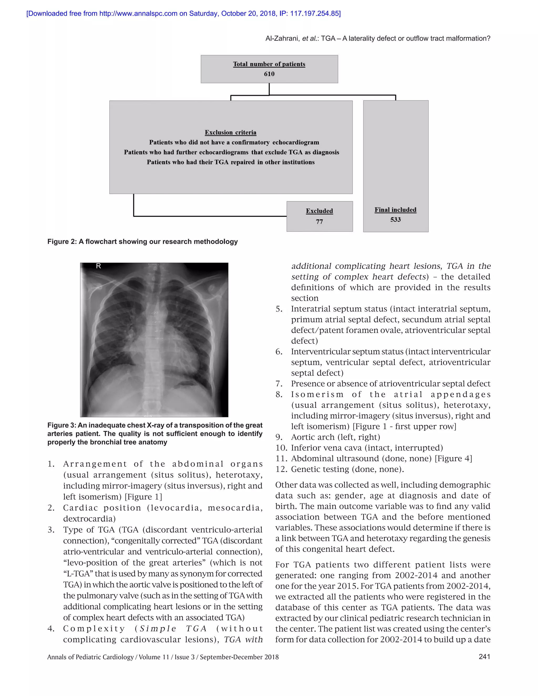 Transposition of the great arteries | PDF