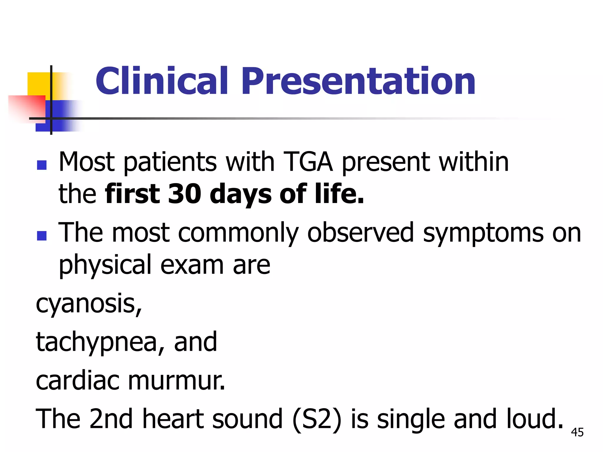 Transposition of the great arteries | PPT