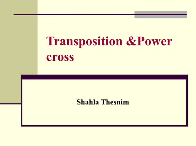 Transposition, Power cross and spherical equivalent shahla (1).pptx