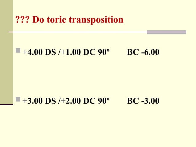 Transposition, Power cross and spherical equivalent shahla (1).pptx