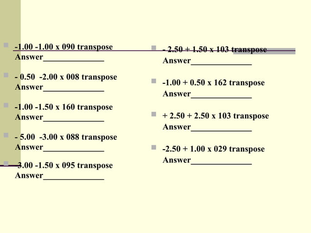 Transposition, Power cross and spherical equivalent shahla (1).pptx
