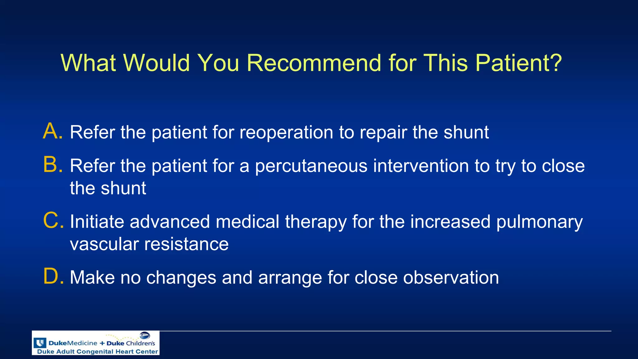 Pulmonary Hypertension in an Adult with Complex Congenital Heart ...