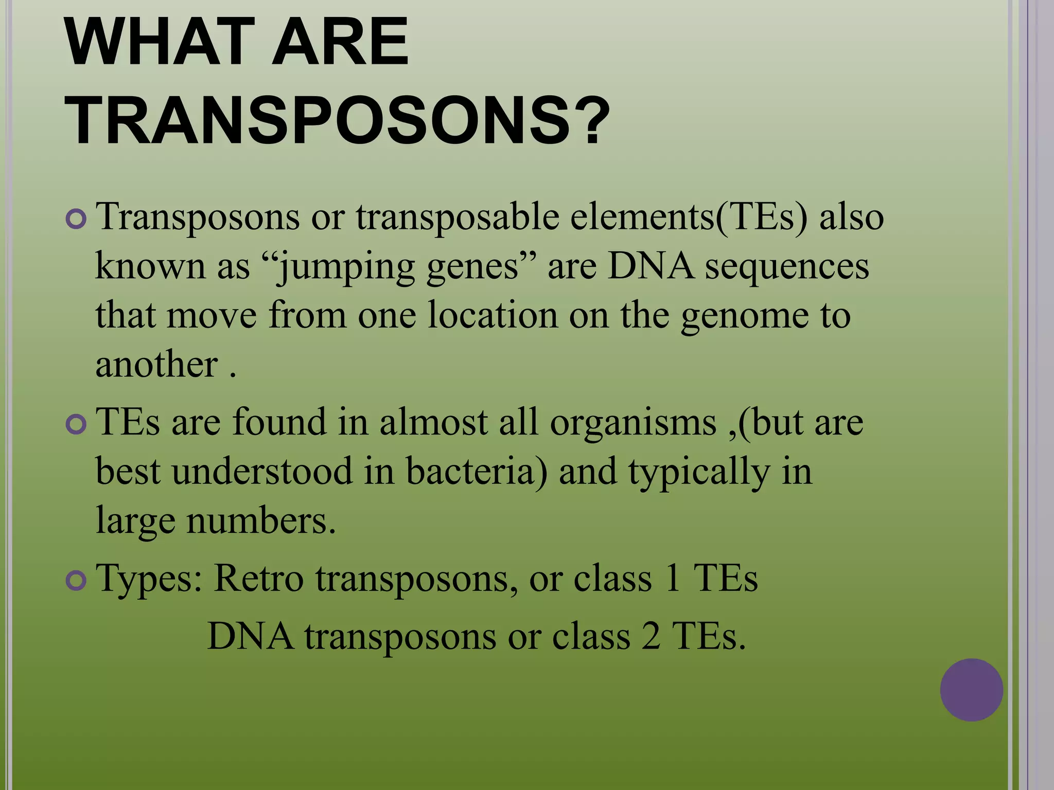 Transposon mutagenesis & site directed mutagenesis | PPTX