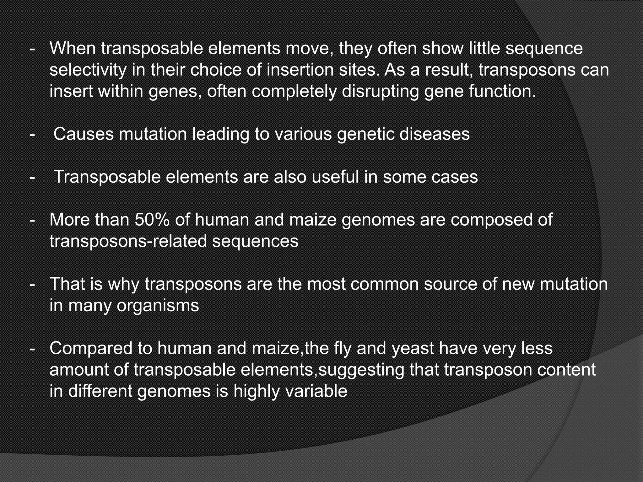 Transposons | PPTX