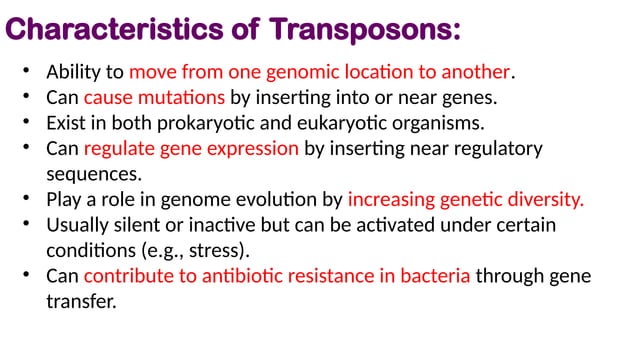 Transposons: The Jumping Genes-Molecular Biology.pptx