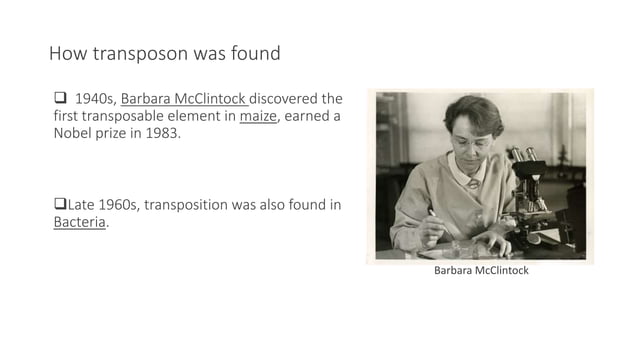 Transposons and mechanisms of transposition | PPTX