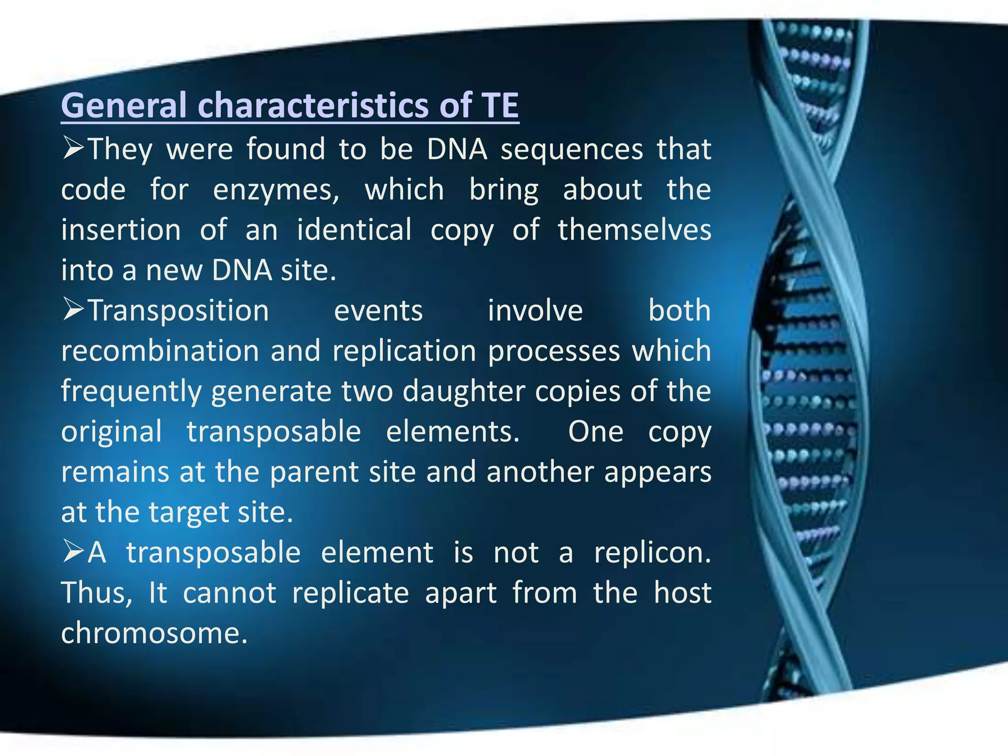Transposons ppt | PPTX