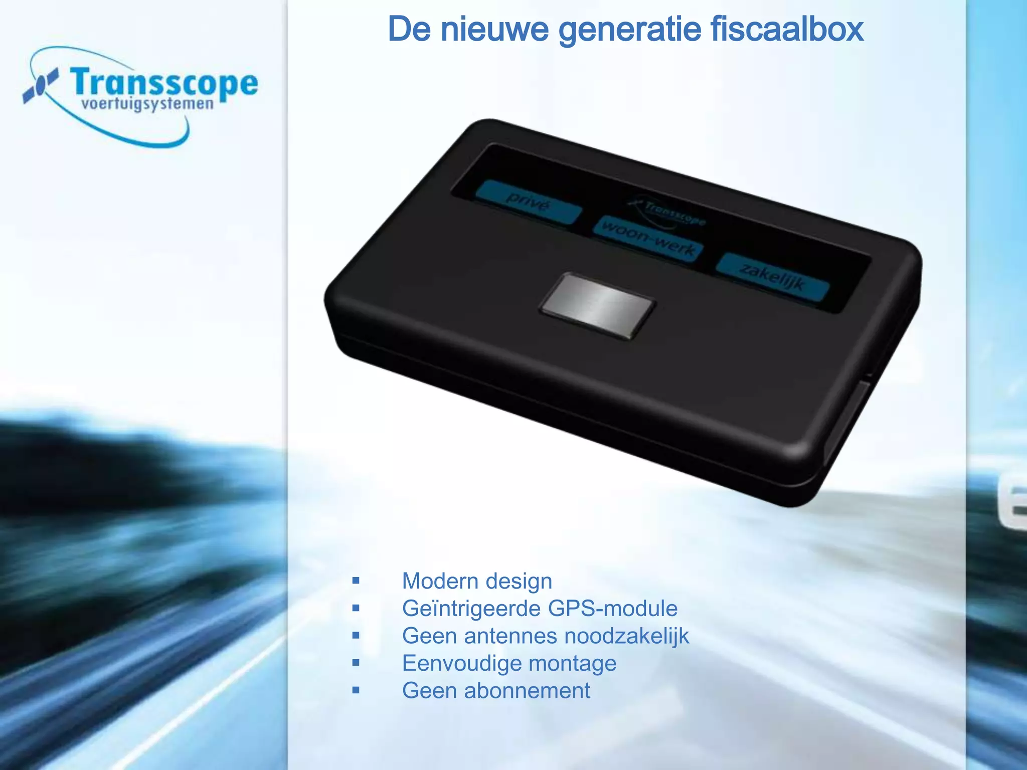 Transscope Voertuigsystemen | PPSX | Technology & Computing