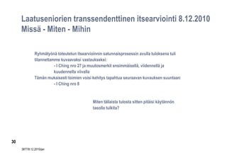 Transsendenttinen itsearviointi | PPT
