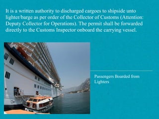 Transshipment and shipside | PPTX