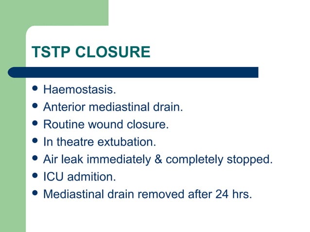 Transsternsl transpericardial closure of postpneumonectomy ...