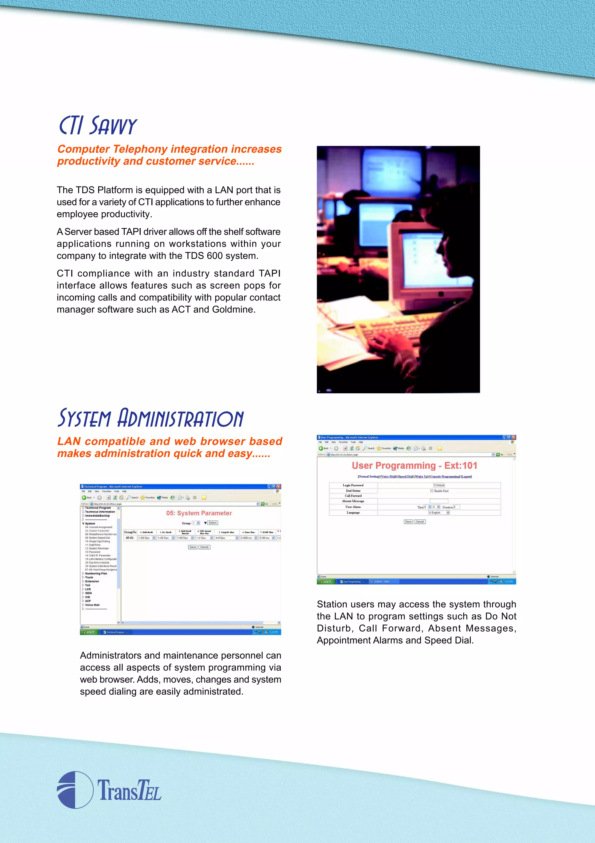 Trans tel tds-brochure-final | PDF