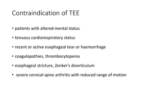 Transthoracic Echocardiogram, 3D, Doppler, TEE.pptx