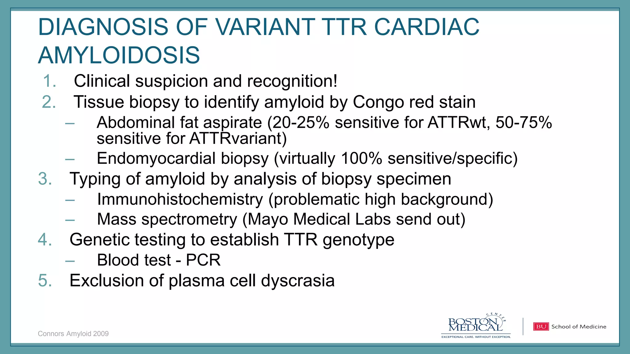 Transthyretin(TTR) amyloidosis | PDF