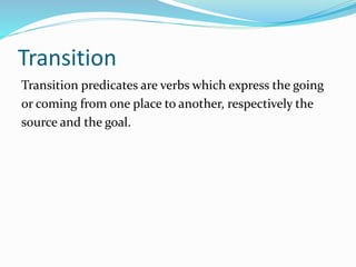Transition and Transfer Predicates | PPTX