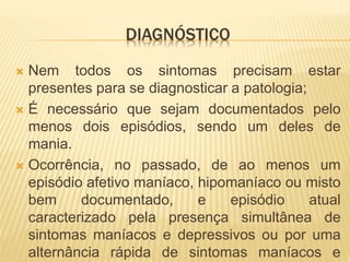 Transtorno afetivo bipolar | PPTX