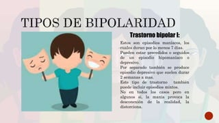 El Transtorno Bipolar (en las personasx) | PPTX