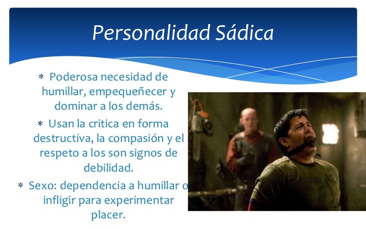 Transtornos de la personalidad