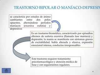 Transtornos psicologicos | PPTX