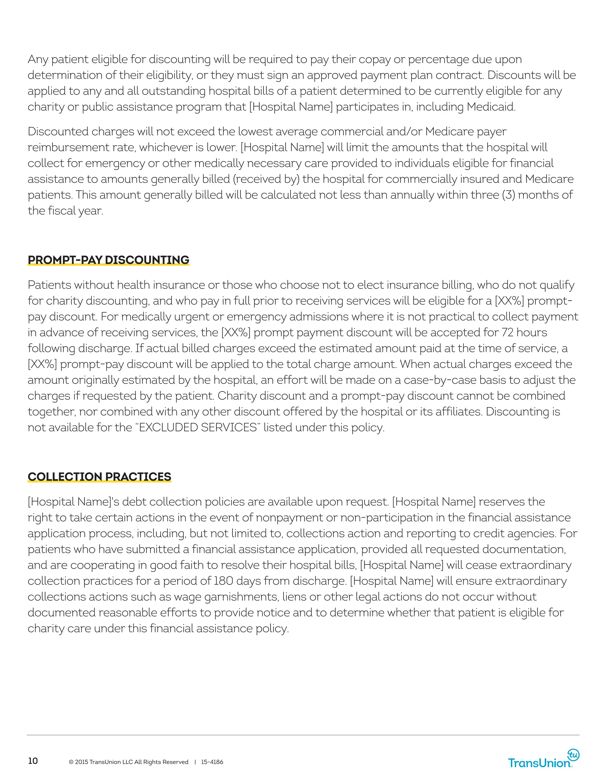 TransUnion Healthcare 501(r) Toolkit | PDF