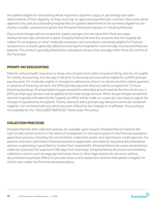 TransUnion Healthcare 501(r) Toolkit | PDF