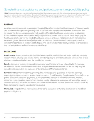 TransUnion Healthcare 501(r) Toolkit | PDF