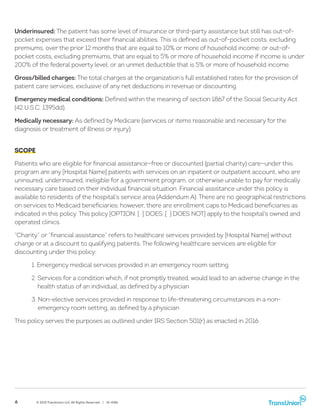 TransUnion Healthcare 501(r) Toolkit | PDF