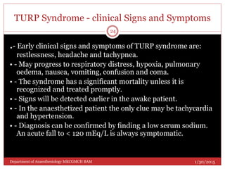 Transurethral resection of the prostate | PPT