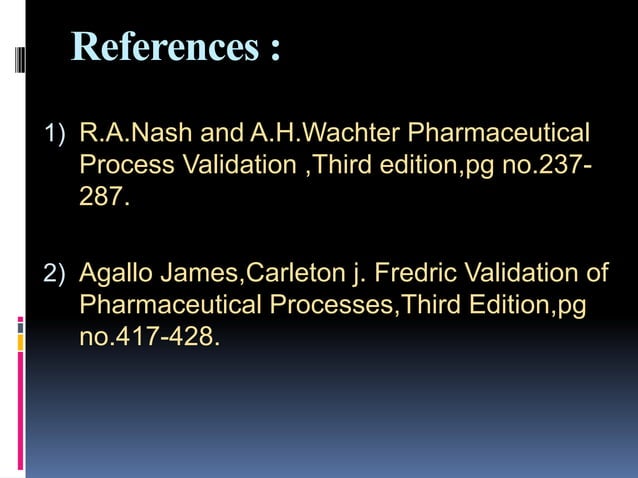 Transdermal(matrix system) validation ppt | PPT