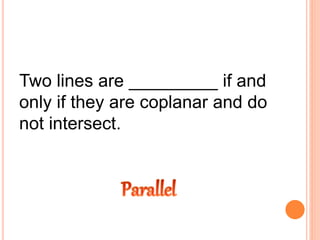 Angles Formed by Parallel Lines Cut by a Transversal | PPTX