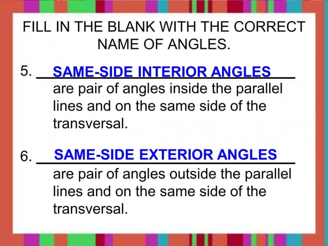 Transversal | PPT