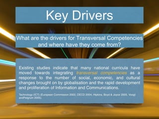 Transversal competency presentation | PPTX