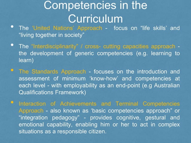 Transversal competency presentation | PPTX | Professional School ...