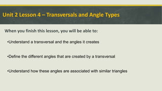 Transversals | PPT
