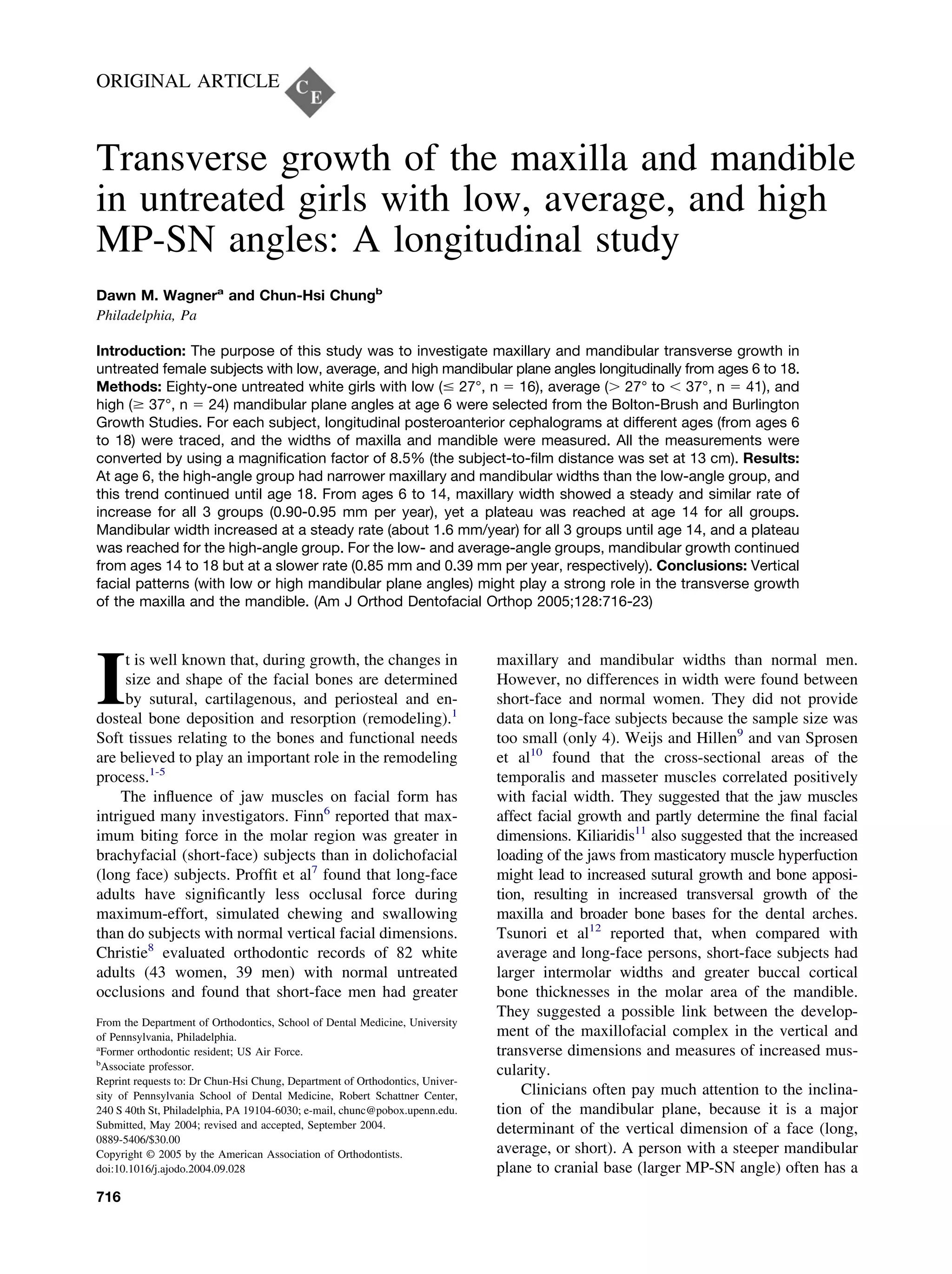 Transverse growth of the maxilla and mandible in untreated girls with ...