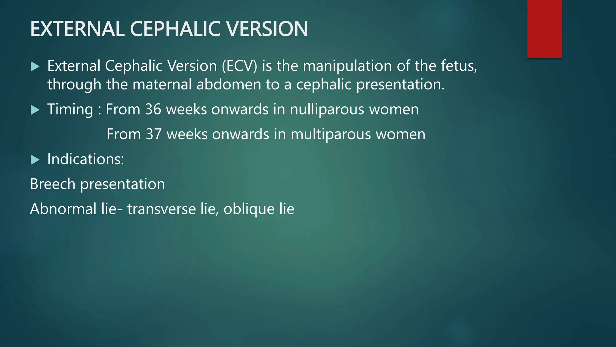 Management of pregnancies with transverse lie.pptx