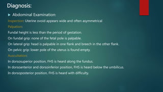 Management of pregnancies with transverse lie.pptx