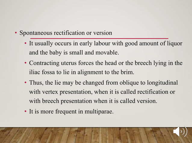 Transverse lie | PPTX | Pregnancy | Reproductive Health