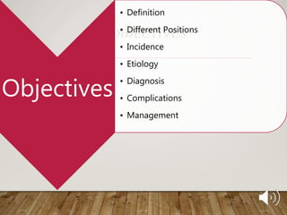 Transverse lie | PPTX