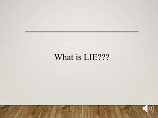 Transverse lie | PPTX