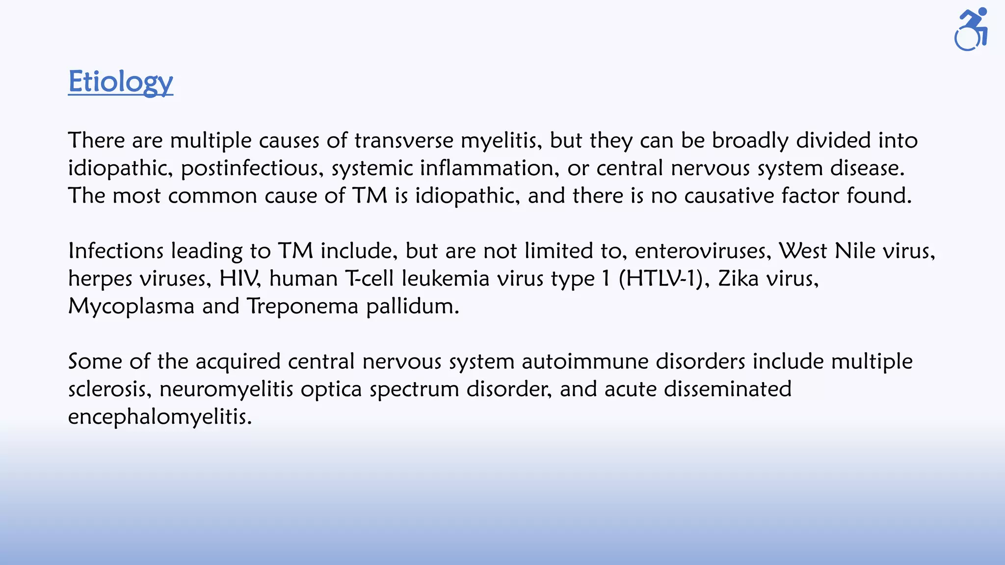 Transverse myelitis | PDF