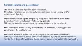 Transverse myelitis | PDF