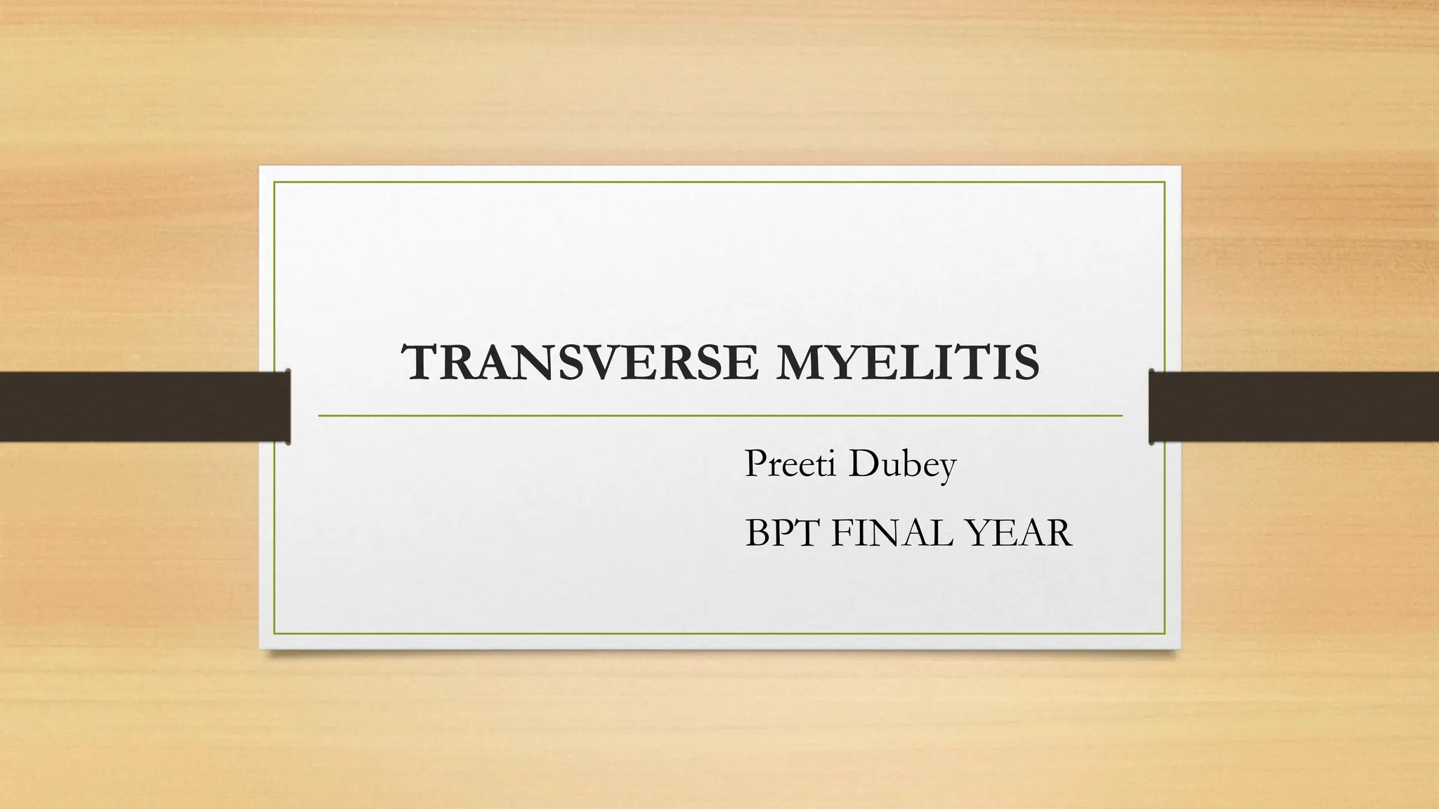 transverse myelitis.pdf detailed presentation on transverse myelitis | PDF